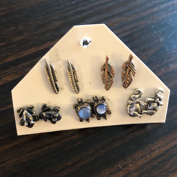 Jewelry | Y2k Animal Earring Stud Set 5 Pairs | Poshmark